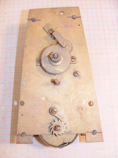 & A & frame wire fusee dial clock movement 8 x 4.75 x 3" weighs 2190g ...