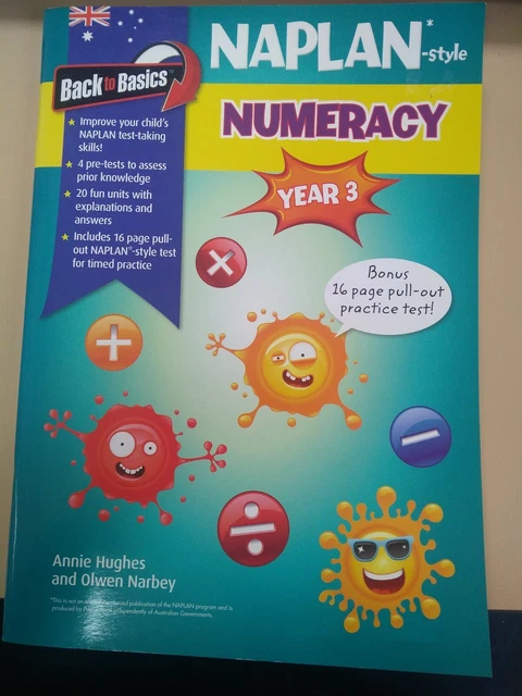 BACK TO BASICS - Naplan-style Numeracy Year 3 $5.95 - PicClick AU