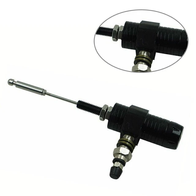 UNIVERSAL NEW MOTORCYCLE Black Hydraulic Clutch Master Cylinder Rod ...