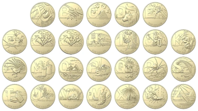 AUSTRALIA: 2021 THE Great Aussie Coin Hunt 2 - Comp A - Z Coll'n of 26 ...