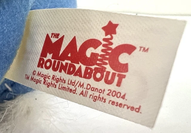 DYLAN RABBIT - The Magic Roundabout Soft Toy Beanie Character Vivid ...