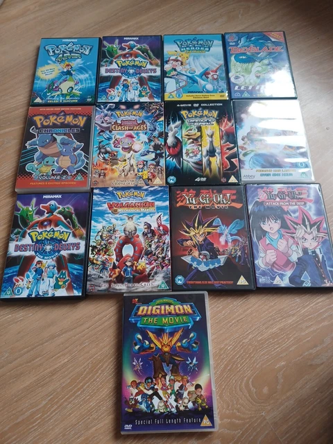 POKÉMON, YU-GI-UH, BEYBLADE, Digimon. 13 DVD Movie Bundle £16.00 ...