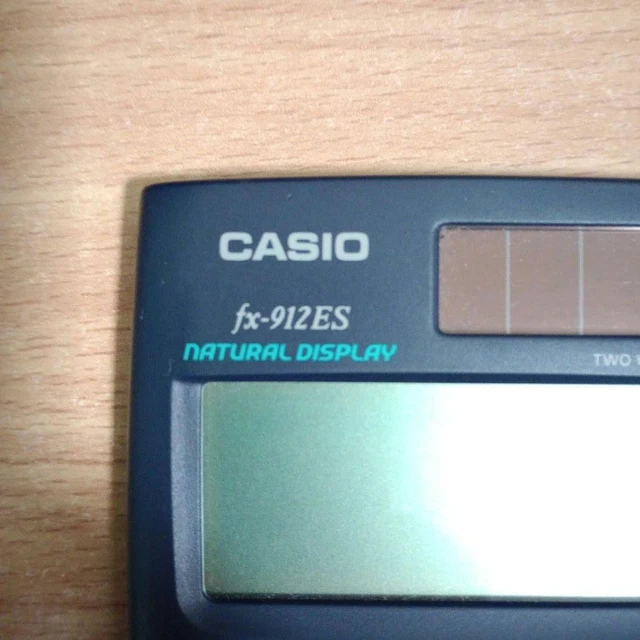 CASIO FX-912ES BATTERY Powered Solar Powered Scientific Calculator with ...