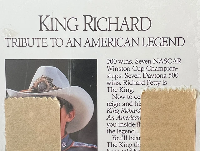 KING RICHARD NASCAR Tribute to American Legend 1992 Petty Racing #43 ...