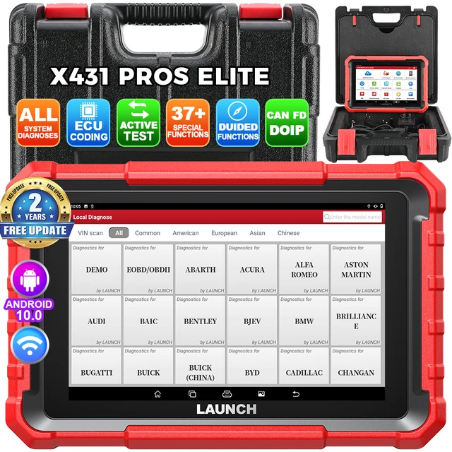 LAUNCH X431 PROS ELITE PRO ELITE OBD2 Diagnóstico Escáner Programación ...