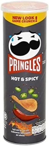 HILARY PRINGLES CRISPS Potato Chips Hot & Spicy Flavour 107g x 2 Cans £ ...