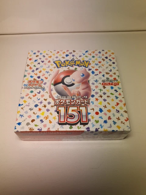 DISPLAY POKEMON 151 SV2A Booster Box Sealed Japanese NeuMit Folie A EUR ...