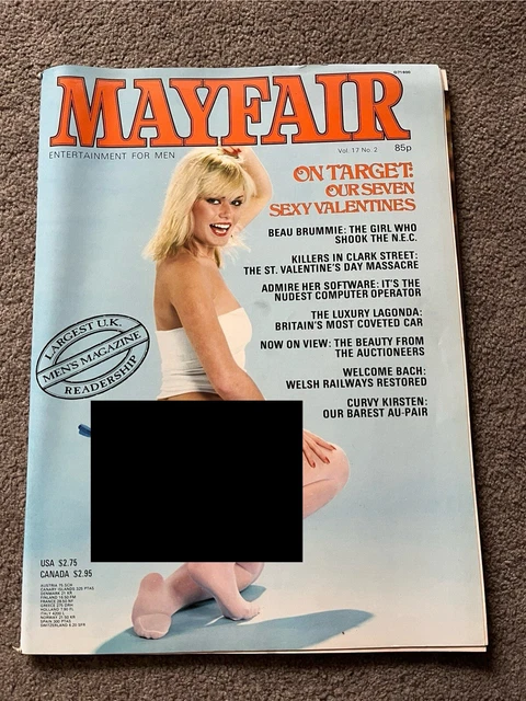 MAYFAIR MAGAZINE VOL 17 No 2 ft. Beau Brummie £11.12 - PicClick UK