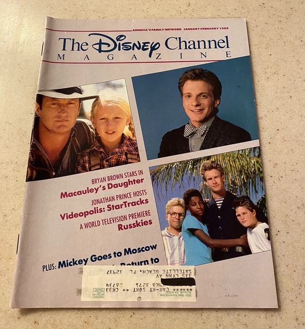 THE DISNEY CHANNEL Magazine - January-February 1989 £6.64 - PicClick UK