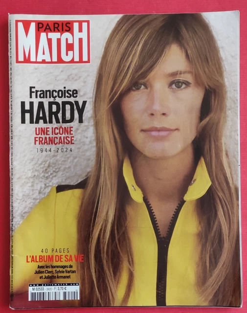 Magazine Paris Match 2024 Françoise Hardy Une Icone Lalbum De Sa Vie