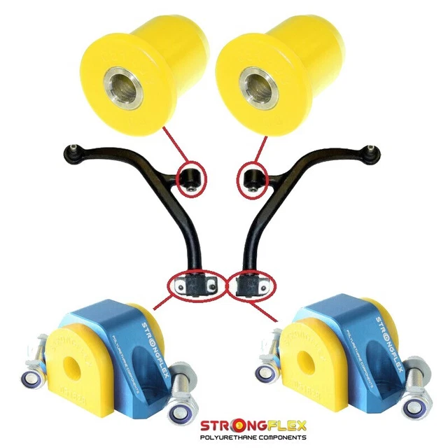 KIT SILENTBLOCS DE bras suspension avant pour Peugeot 106 GTI/Rally EUR ...