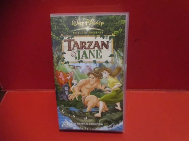 Sealed Tarzan And Jane Disney Vhs Video Cassette Rare Collectable 3500 Picclick Au