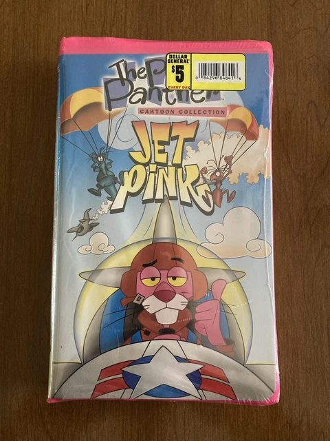 THE PINK PANTHER Cartoon Collection - Jet Pink (VHS, 1997) Factory ...