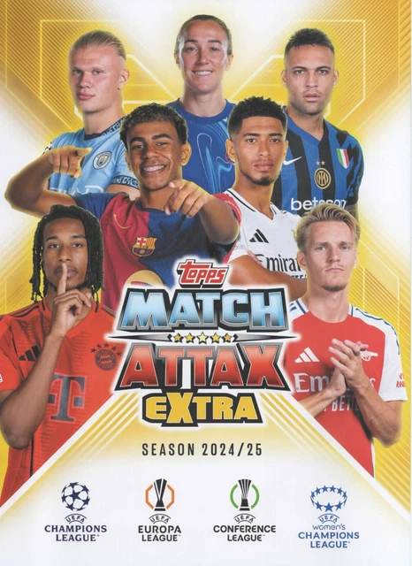 MATCH ATTAX CHAMPIONS League 2024-25 Extra Sammelmappe Binder Book EUR ...