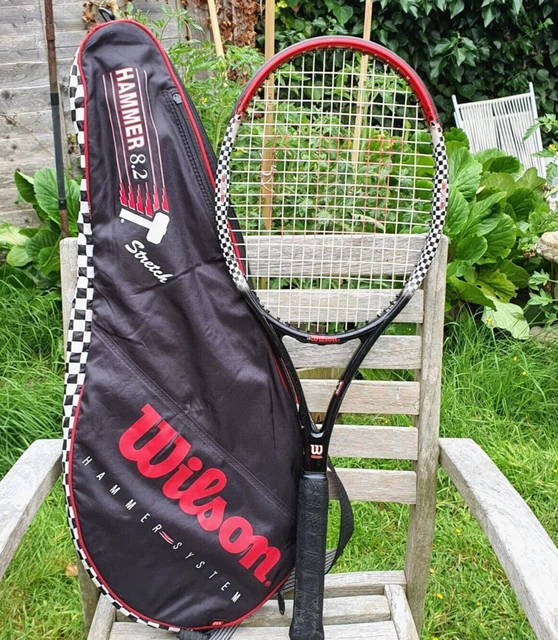 WILSON HAMMER 8.2 Stretch Tennis Racket with Bag £37.08 - PicClick UK