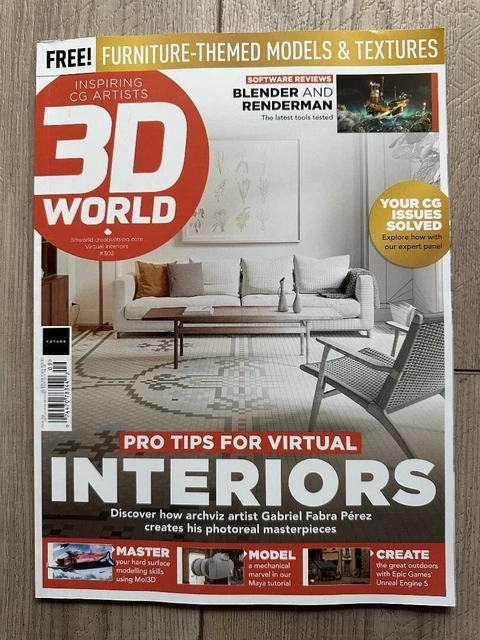 3D WORLD MAGAZINE Pro Tips For Virtual INTERIORS Gabriel Fabra Perez ...