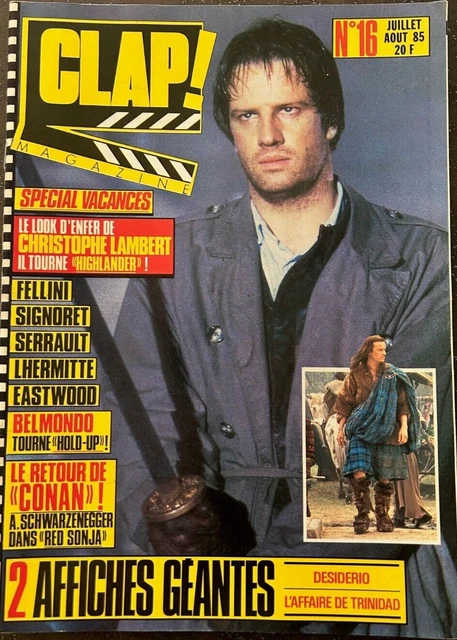 CLAP MAGAZINE N°16, Christophe Lambert, Clint Eastwood, Jean-Paul ...