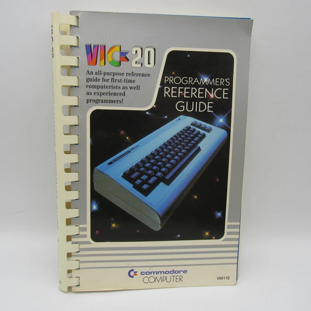 COMMODORE VIC-20 PROGRAMMERS Reference Guide 1st Edition 6th Printing ...