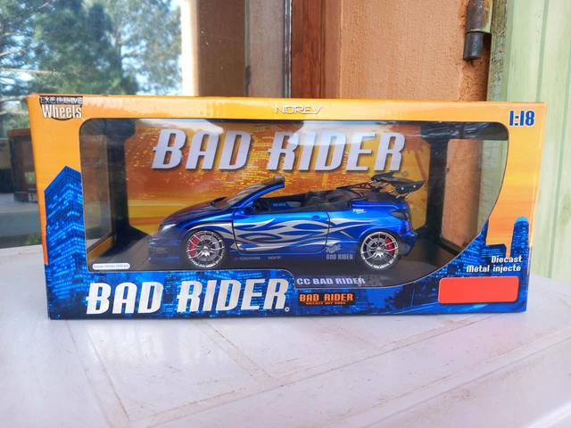 NOREV 1/18 PEUGEOT 206Cc Bad Rider Bleue Limitée 1000Pcs - Lire Description EUR 159,99 - PicClick FR