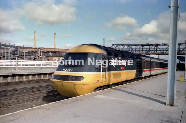 BRITISH RAIL HST DIESEL LOCOMOTIVE 43157 DONCASTER 35mm NEGATIVE ...