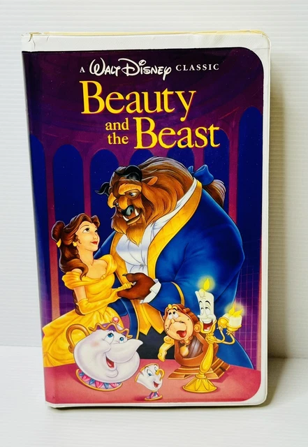Beauty And The Beast Vhs 1992 Disney Black Diamond Vhs Tape 16 16