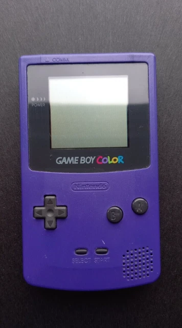 NINTENDO GAME BOY Color Purple Grape Console - Very Good Condition No ...