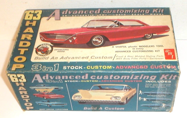 VINTAGE AMT 1963 Mercury Marauder Hardtop Model Kit "Empty Box Only ...