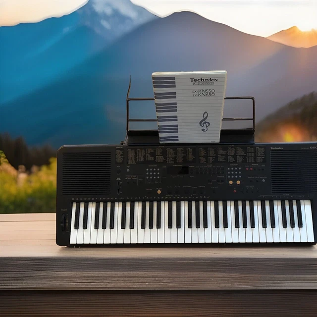 TECHNICS KEYBOARD SX-KN550 mit Ständer und deutscher Anleitung EUR 99 ...