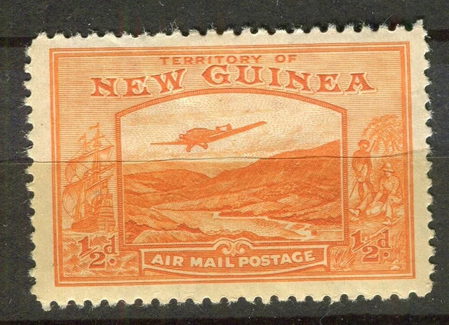 NEW GUINEA; 1930S early Airmail issue fine Mint hinged 1/2d. value £1.00 - PicClick UK
