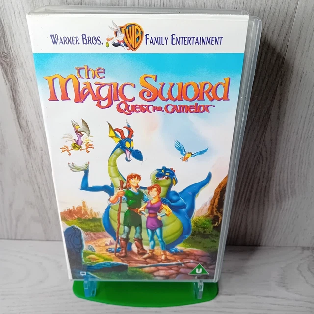 THE MAGIC SWORD Quest For Camelot Vhs Tape - Rare Retro Movie Series ...