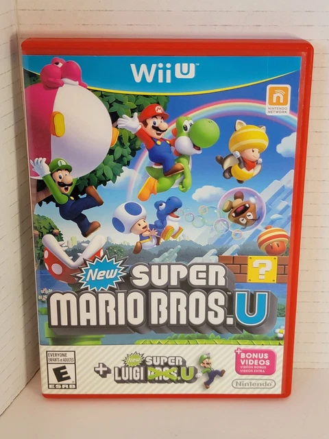 NEW SUPER MARIO Bros U + New Super Luigi U (Nintendo Wii U) Authentic ...