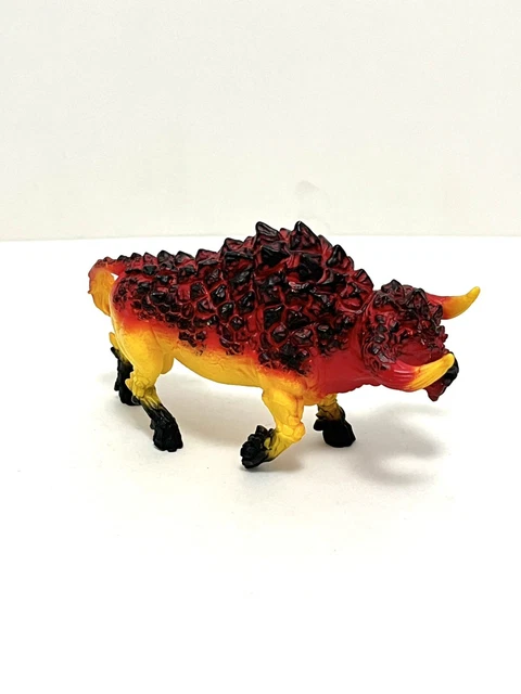 SCHLEICH ELDRADOR CREATURES Fire Bull Toy Figure, Multi-colour (42493 ...