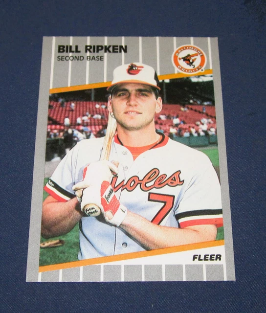 SCHEDA ERRORE 1989 Fleer #616 Bill Ripken ""F-Face"" famigerato Rick ...