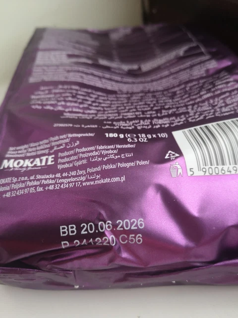 PACK OF MOKATE Hot Chocolate Sachets, 10 in pack, 180g £2.72 - PicClick UK
