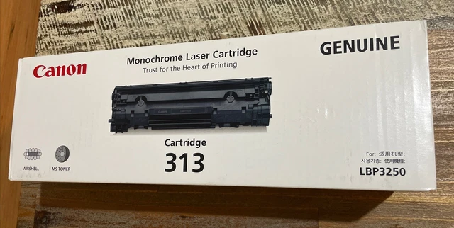 GENUINE CANON MONOCHROME Laser Cartridge 313 LBP3250 Black Toner $69.00 ...