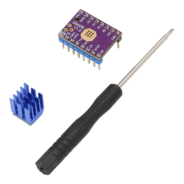 STEPPER MOTOR DRIVER Module 256 Microstep Subdivisions Mute S6609 ...