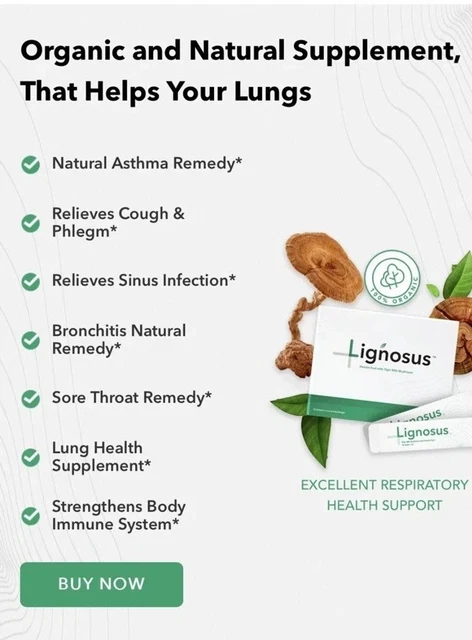- THE Natural Respiratory Health Supplement /30 Sachet Box /Lignosus £ ...