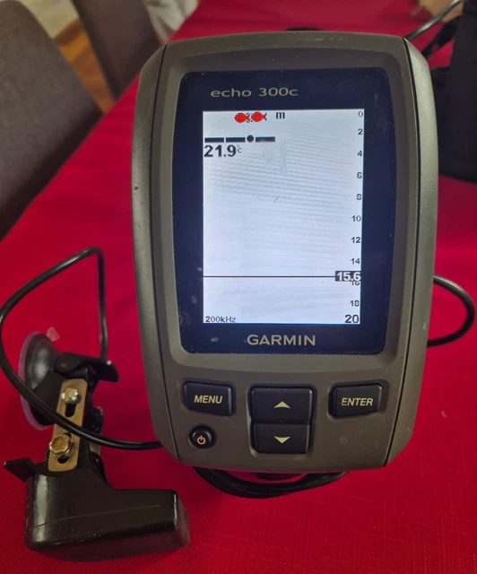 GARMIN ECHO 300C with Transducer - kayak canoe sounder $6.36 - PicClick AU