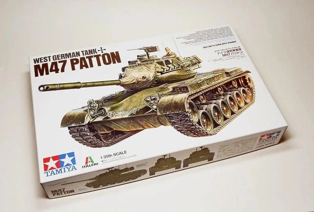 TAMIYA 37028 MILITARY Model 1/35 West German M47 Patton Tank $99.90 ...