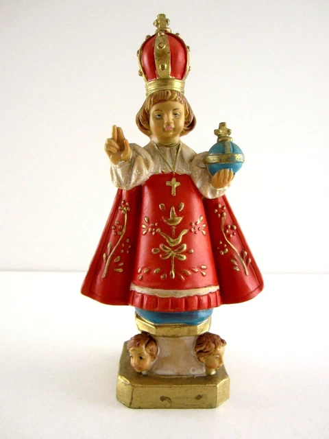 SELTENE OLD CHRISTIAN Figure Child Pope Made IN Italy Plastic Collector ...
