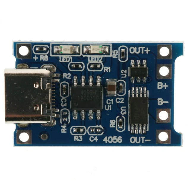 USB TYPE-C LITHIUM Li-ion 18650 Battery Charger Circuit Board Module ...