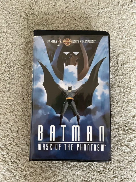 BATMAN MASK OF the Phantasm VHS Tape 1994 90s Cartoon DC Comic Fox ...
