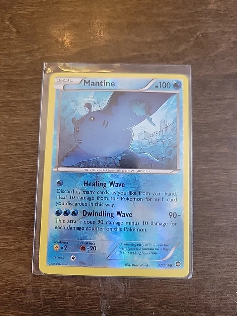POKEMON XY STEAM Siege 27/114 Mantine Reverse Holo EUR 2,20 - PicClick FR