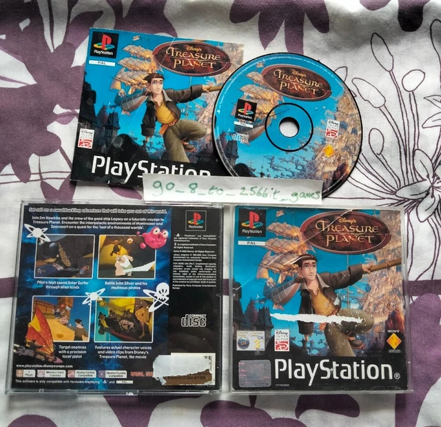 DISNEY'S TREASURE PLANET PS1 (COMPLETE) Sony PlayStation black label £7 ...