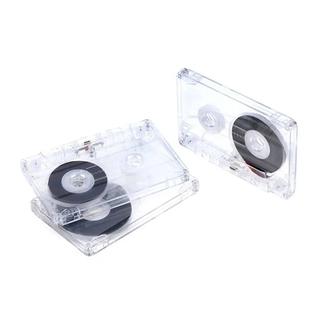 3X CASSETTE VIERGE transparente, boîte à cassettes pour musique et EUR ...