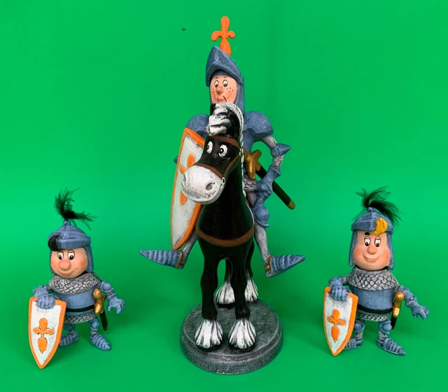 WIPA MOSAIK DIGEDAGS Keramikfiguren Keramik Ritter Runkel Türkenschreck ...