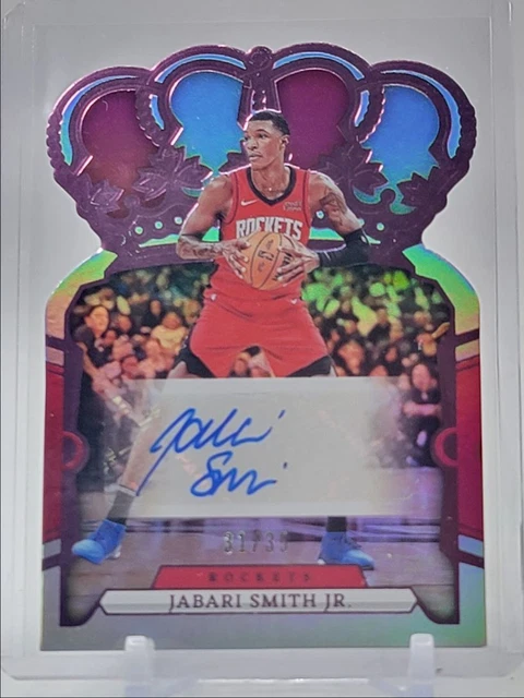JABARI SMITH JR. 2023-24 Crown Royale Autografo Rosa Stampo Auto/35 ...