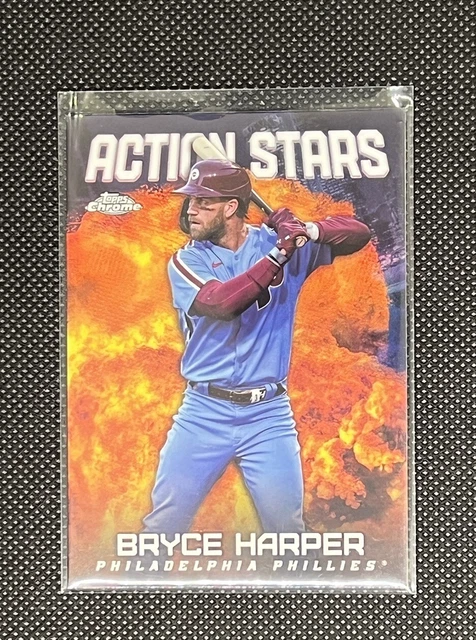 BRYCE HARPER ACTION Stars Topps Baseball cromato Philadelphia Phillies ...