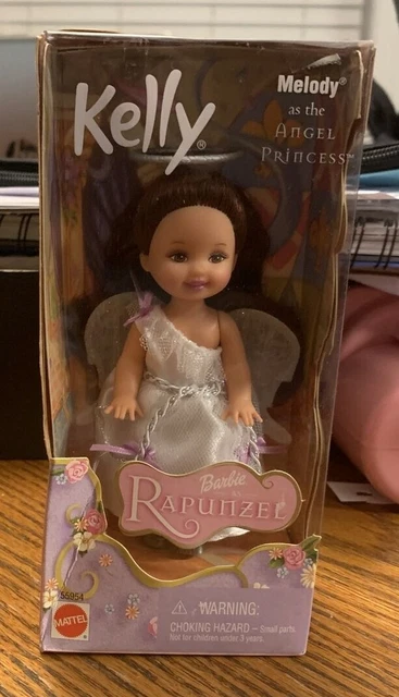 BARBIE KELLY MELODY As The Angel Princess Barbie As Rapunzel Doll NIB £ ...