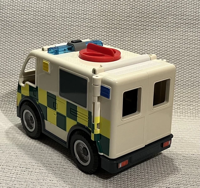 FISHER PRICE IMAGINEXT Vehicles: Police Car, Ambulance, Figures Bundle ...